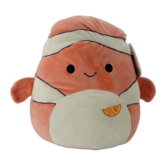 Kellytoy | Toys | Squishmallow Ricky White Orange Slice Clown Fish ...